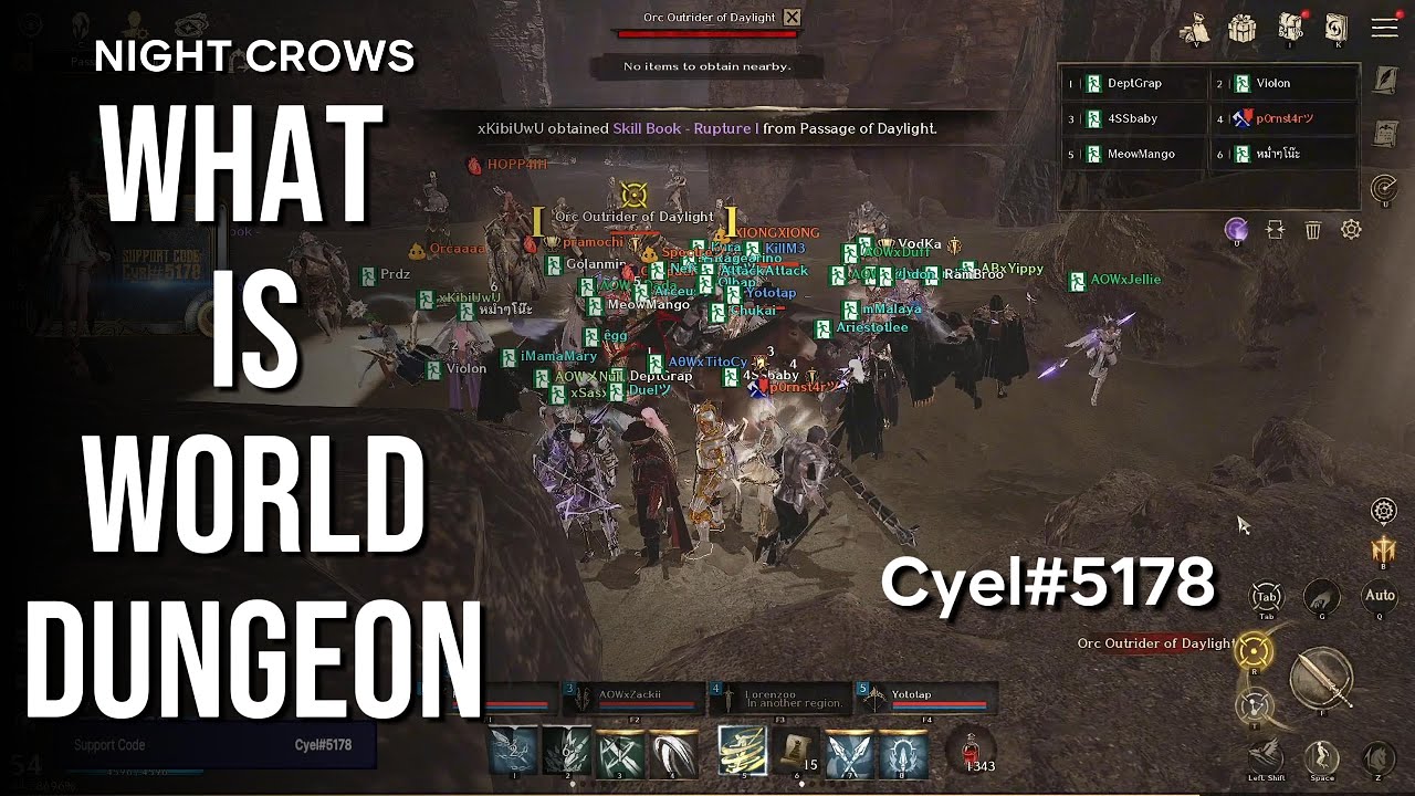 NIGHT CROWS: WHAT IS "WORLD DUNGEON" - YouTube
