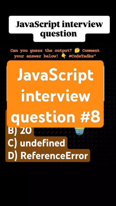 #008 JavaScript Interview question |Javascript|Angular|React| Code Tadka #javascript #es6 # ...