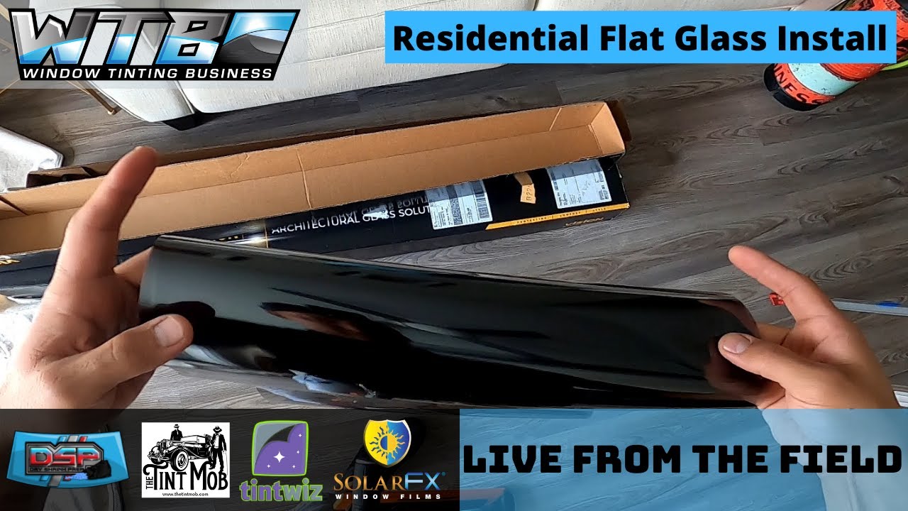LIVE: Residential Flat Glass Install | By Sun Solutions Tinting - YouTube