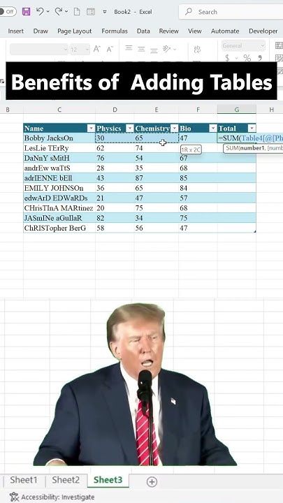 Are You Making This HUGE Mistake by Not Using Excel Tables? - YouTube