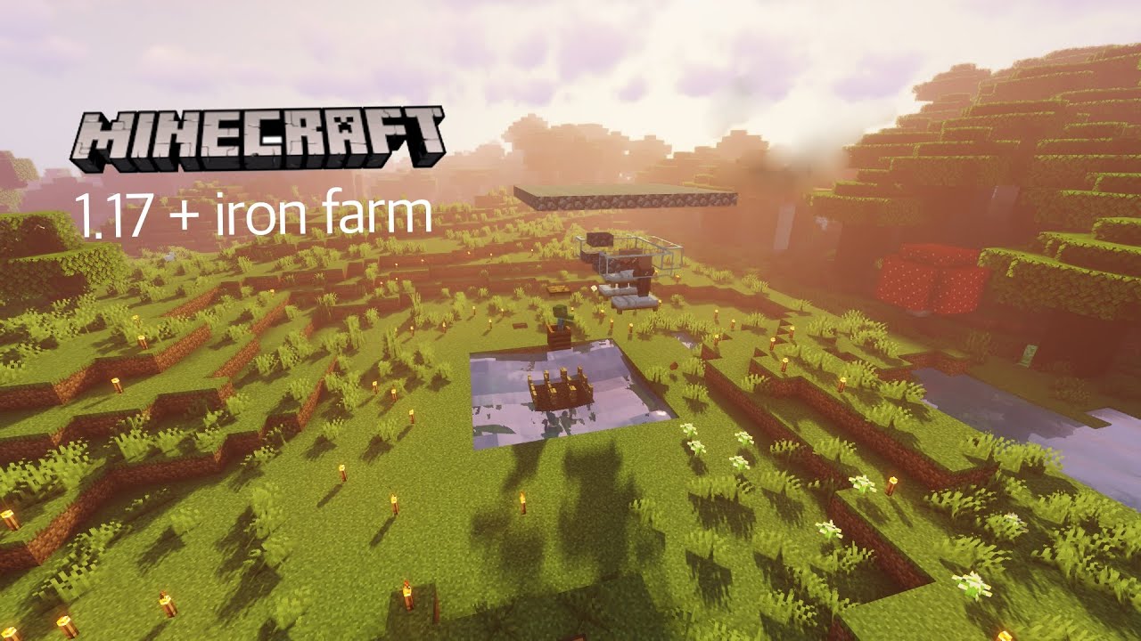 Minecraft Easiest 3 Villager Iron Farm - 1.17 - YouTube