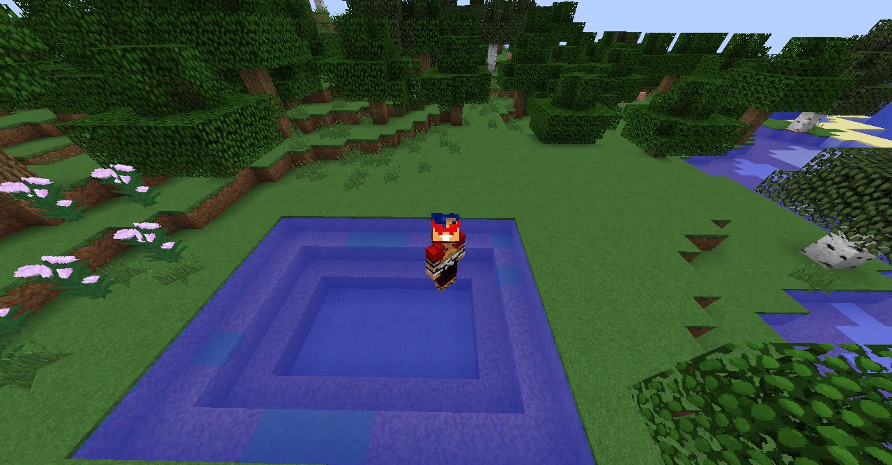 Estanque De agua estatica Minecraft SUPERFACIL 1.8.4! - YouTube