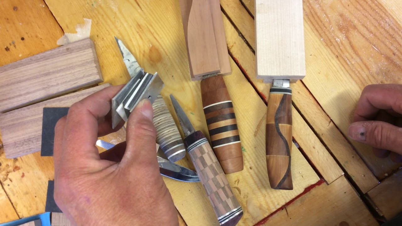 Slöjdvargen tipsar om hur du limmar plast och metall i din kniv - YouTube