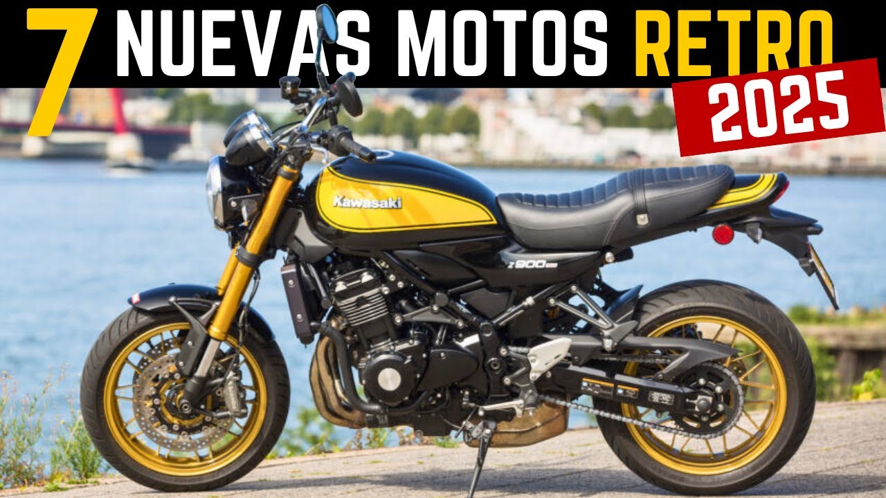7 nuevas motos retro para 2025 - YouTube