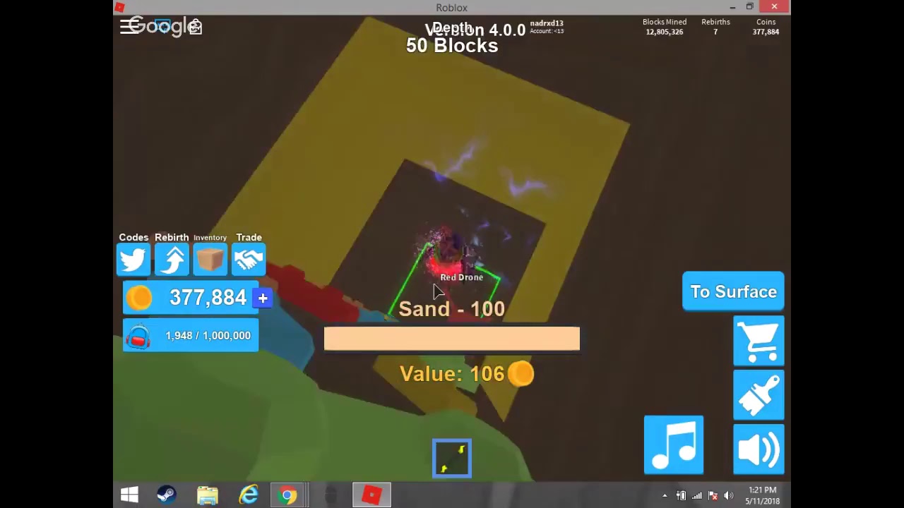 giving away free epic crates at mining sim - YouTube