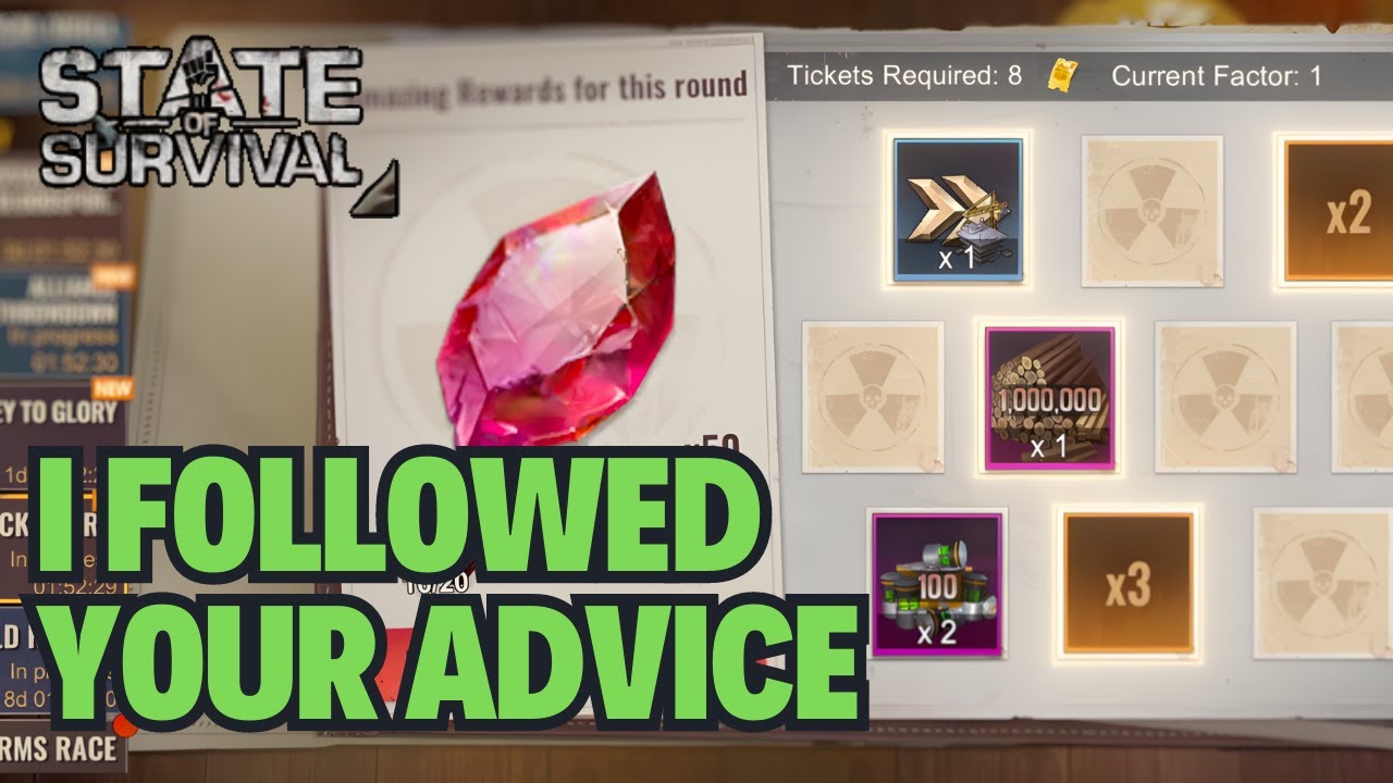 300 CRYSTAL SPLINTERS | STATE OF SURVIVAL - YouTube