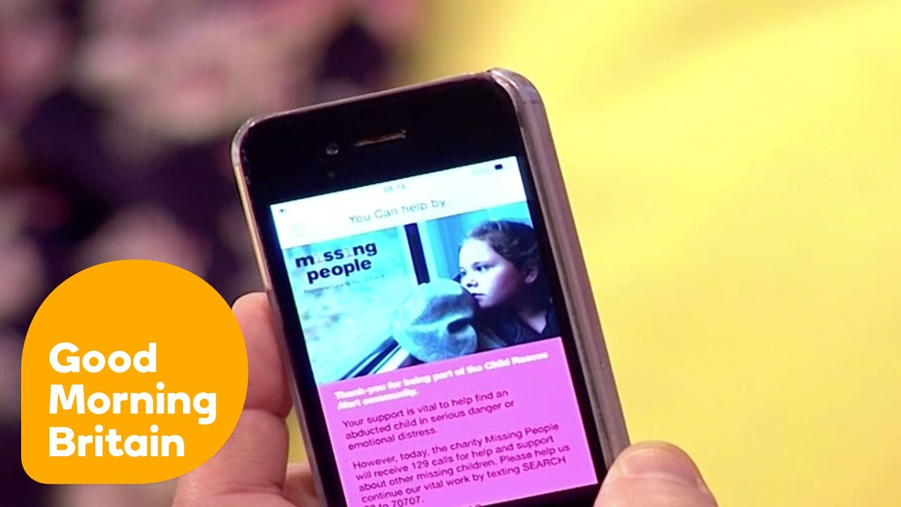 The Child Rescue Alert App | Good Morning Britain - YouTube