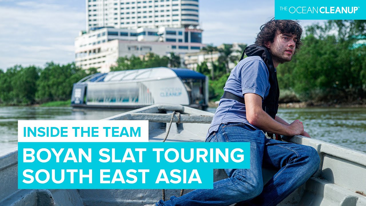 Boyan Slat touring through Asia | Cleaning Rivers | The Ocean Cleanup ...