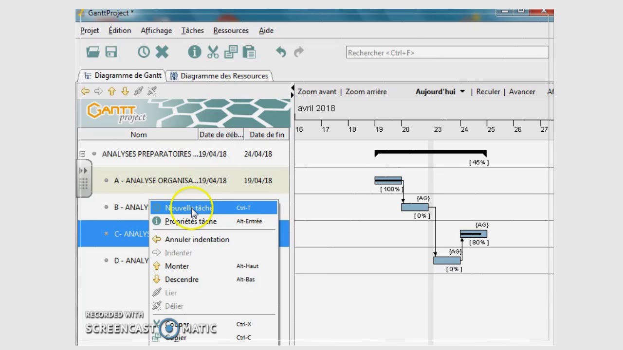 📌 GanttProject : Maîtriser l’indentation des tâches pour une planification efficace - YouTube