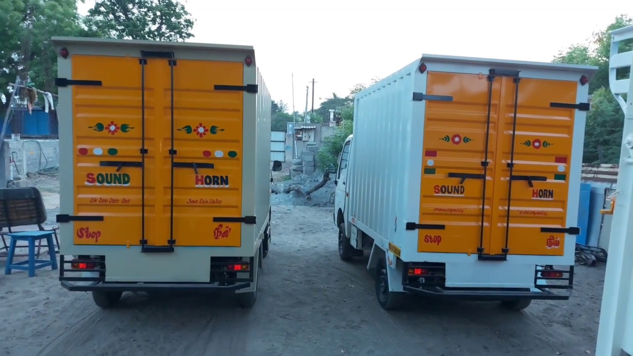Tata Ace Gold | Container Bodybuilding | Tata Mini Truck body builder ...