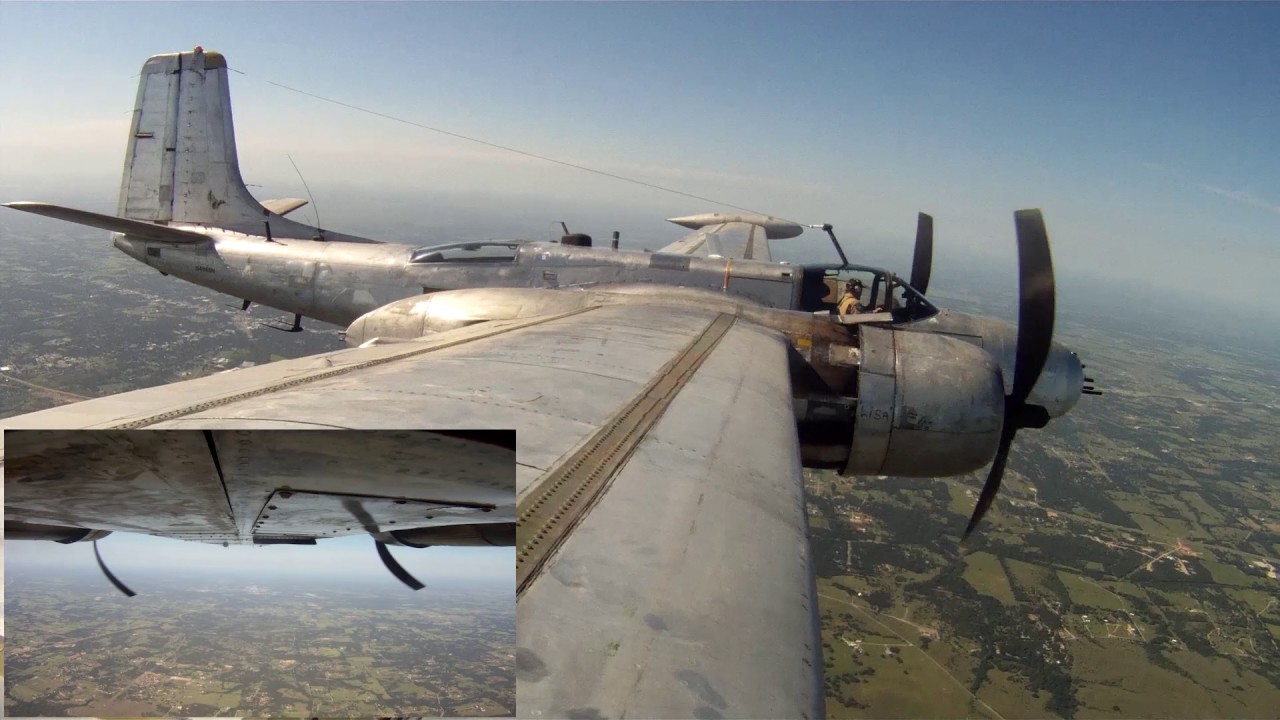 Flight Footage from the A26A Counter Invader first public flight - YouTube