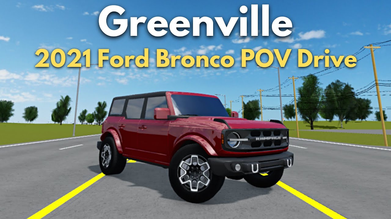 2021 Ford Bronco Early Morning POV Drive in a ROLEPLAY SERVER! | Roblox ...