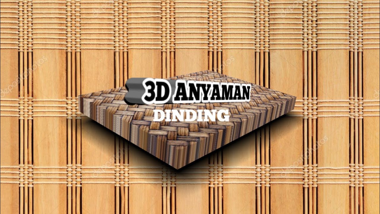 trik buat anyaman 3D dinding - YouTube