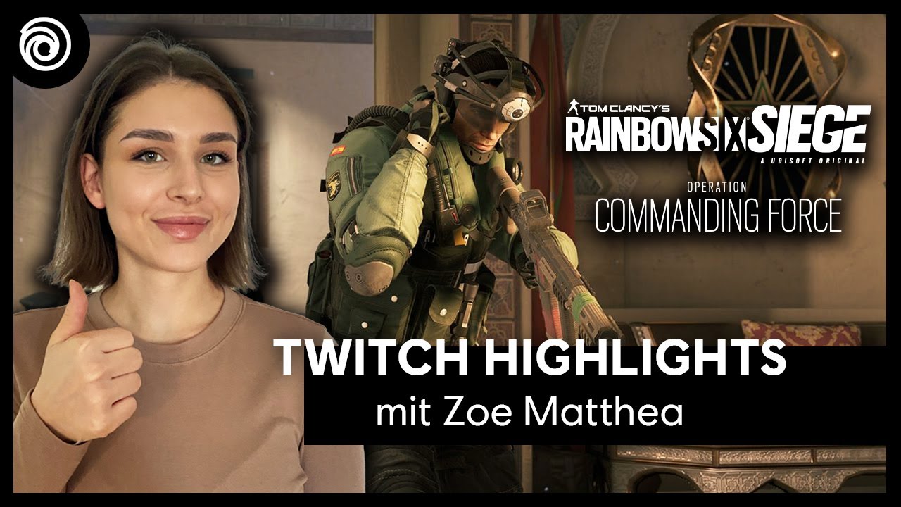 Zoe Matthea spielt Rainbow Six Siege | TWITCH HIGHLIGHTS #42 | Ubisoft [DE] - YouTube