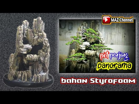 Cara membuat pot PENJING PANORAMA