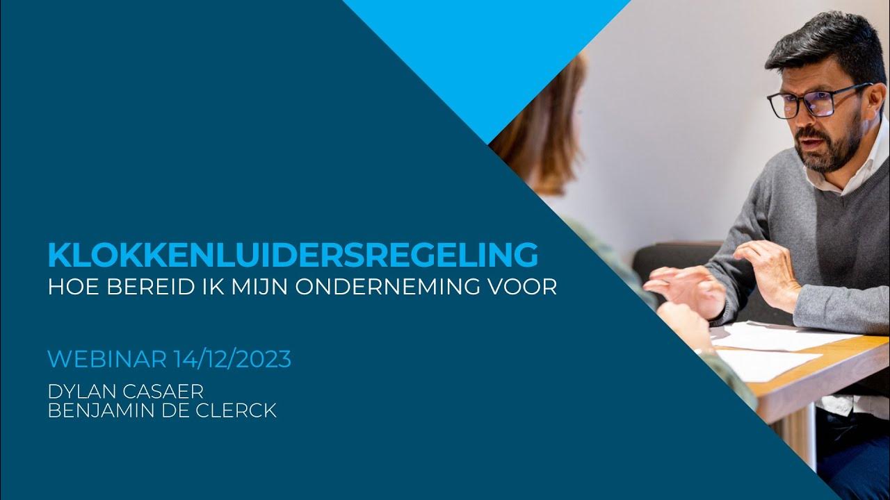 Moore webinar 'Klokkenluidersregeling: hoe bereid ik mijn onderneming voor?' - YouTube