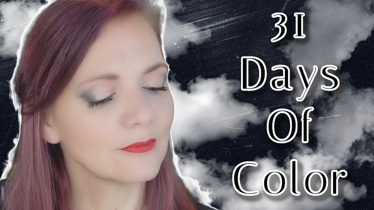 31 DAYS OF COLOR | COLORFUL GLAM EYESHADOW | DAY 29 - YouTube