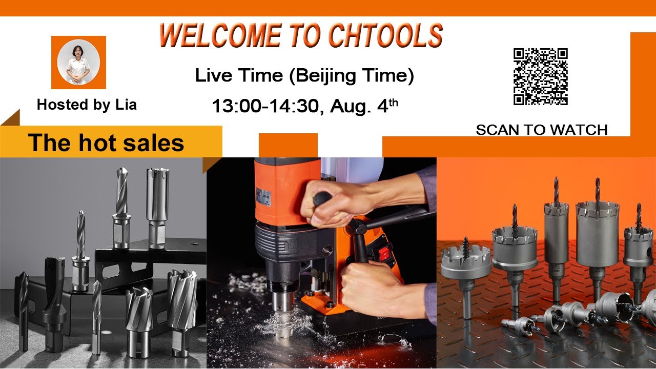 CHTOOLS THE HOT SALES LIVESTREAM ON AUG. 4TH 13:00-14:30 (Beijing Time) - YouTube