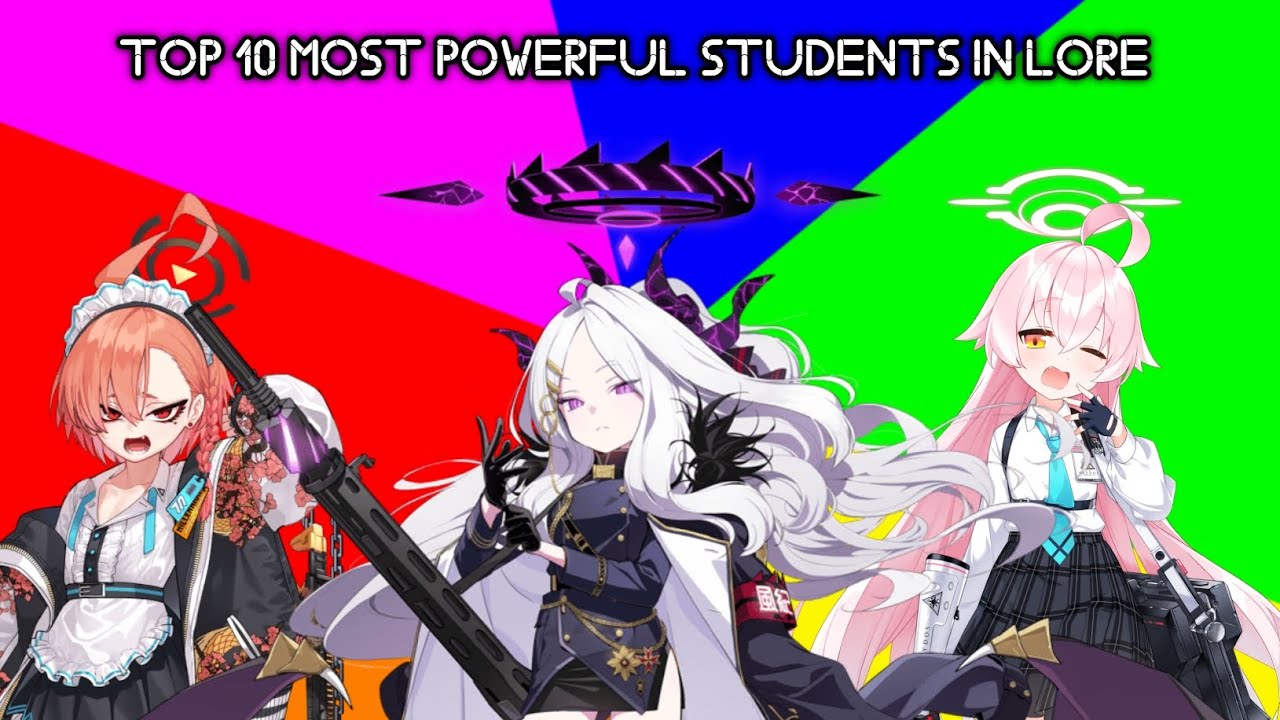 Top 10 Most Powerful Students in Lore - Blue Archive Analysis~ - YouTube