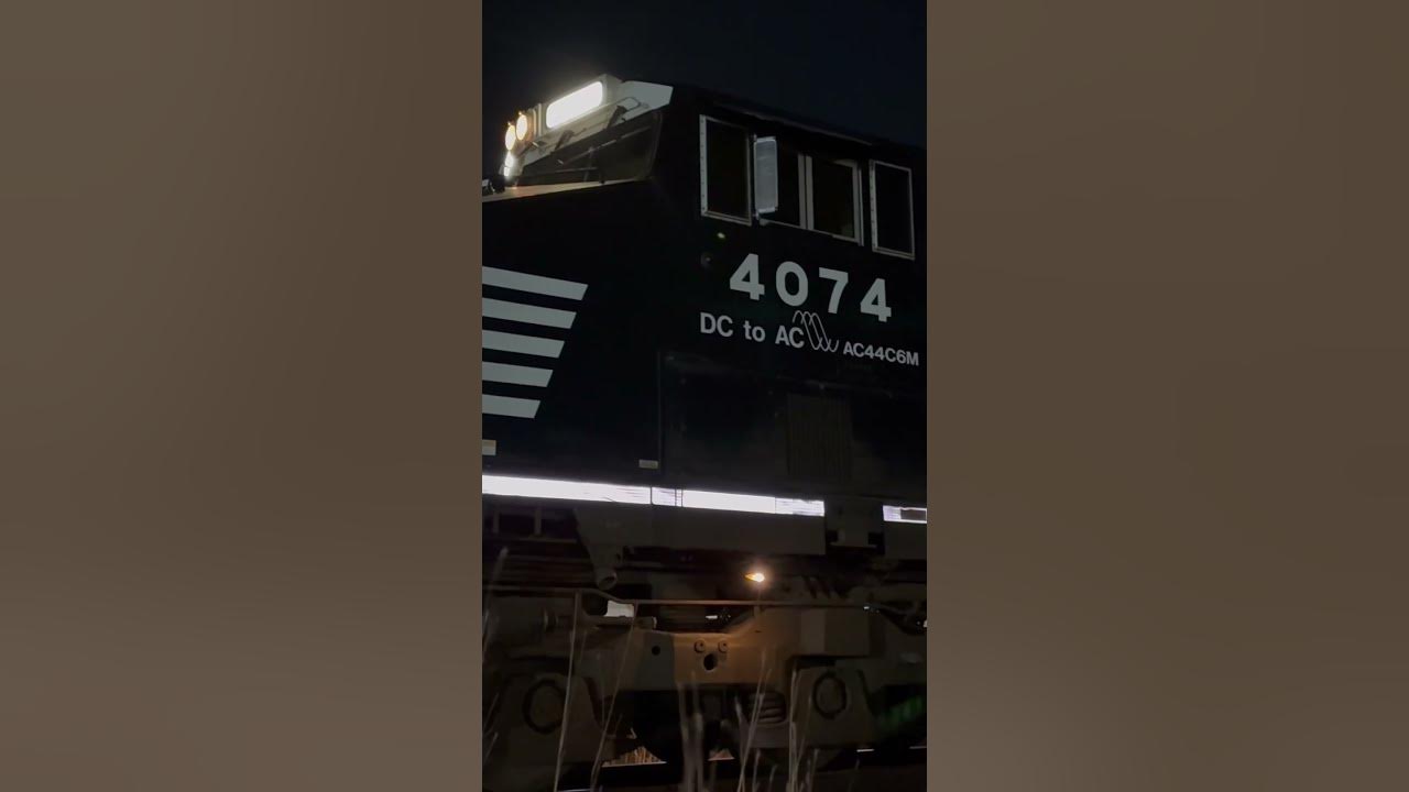 NS 4074 sits near horseshoe casino - YouTube