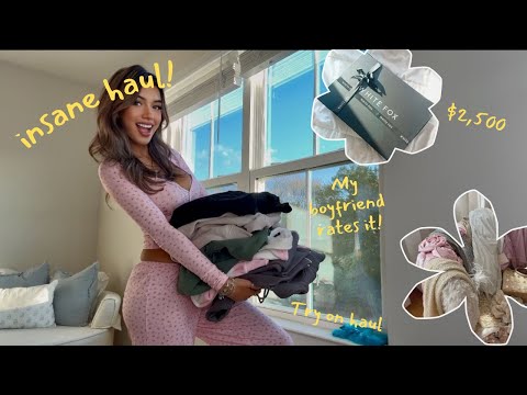 My boyfriend rates my $2,500 shopping spree!😳