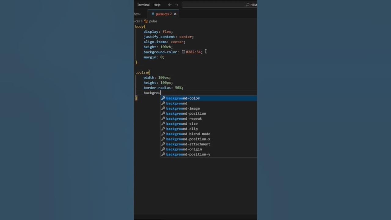 Create A Pulse Animation With Css Css Animation Coding Youtube