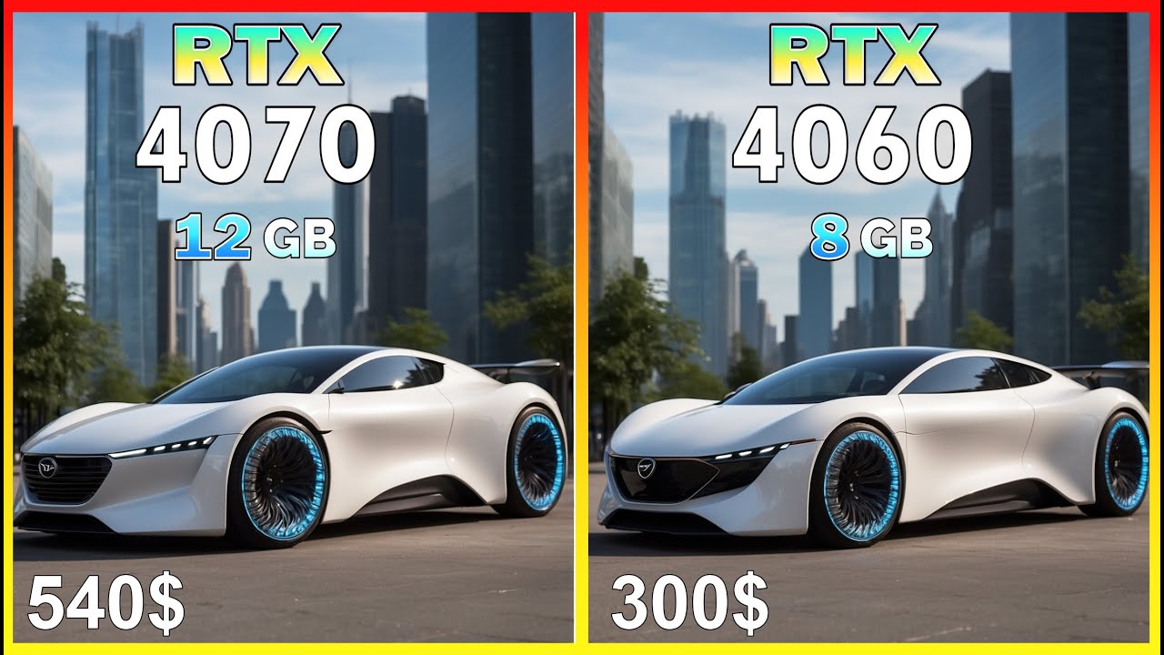 RTX 4070 vs RTX 4060 - quick comparison in 50 games at 1080P max ...