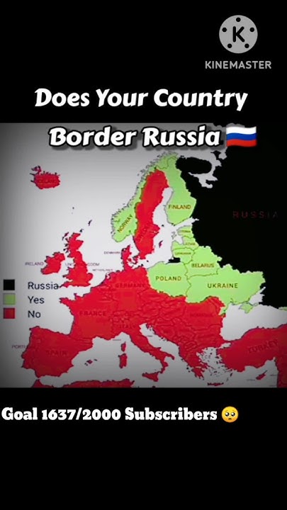Does Your Country Border Russia🇷🇺? #map #geography #russia #country # ...
