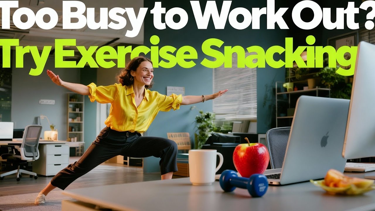 Too Busy to Work Out? Try Exercise Snacking 🍎 - YouTube