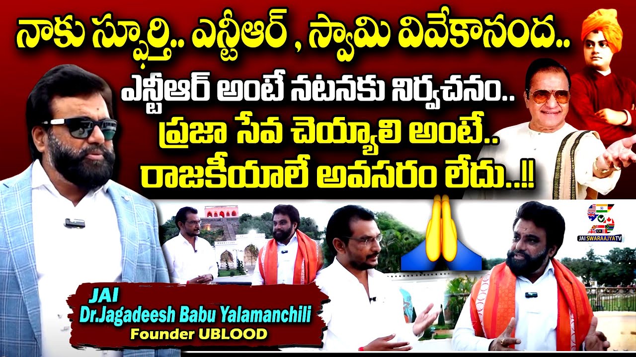 UBLOOD Founder Dr. Jagadeesh Babu Yalamanchili Exclusive Interview ...