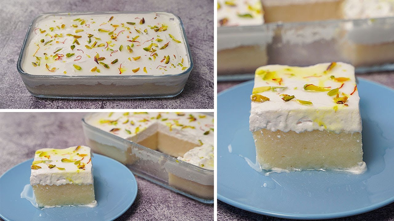 Semolina Dessert Recipe | Easy and Quick Suji Cream Dessert | Yummy ...