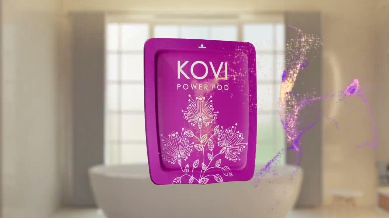 KOVI Air Fragrance Power Pod- THE REAL AIR FRESHENER! Freshness up to 30 days! For Bathroom and ...