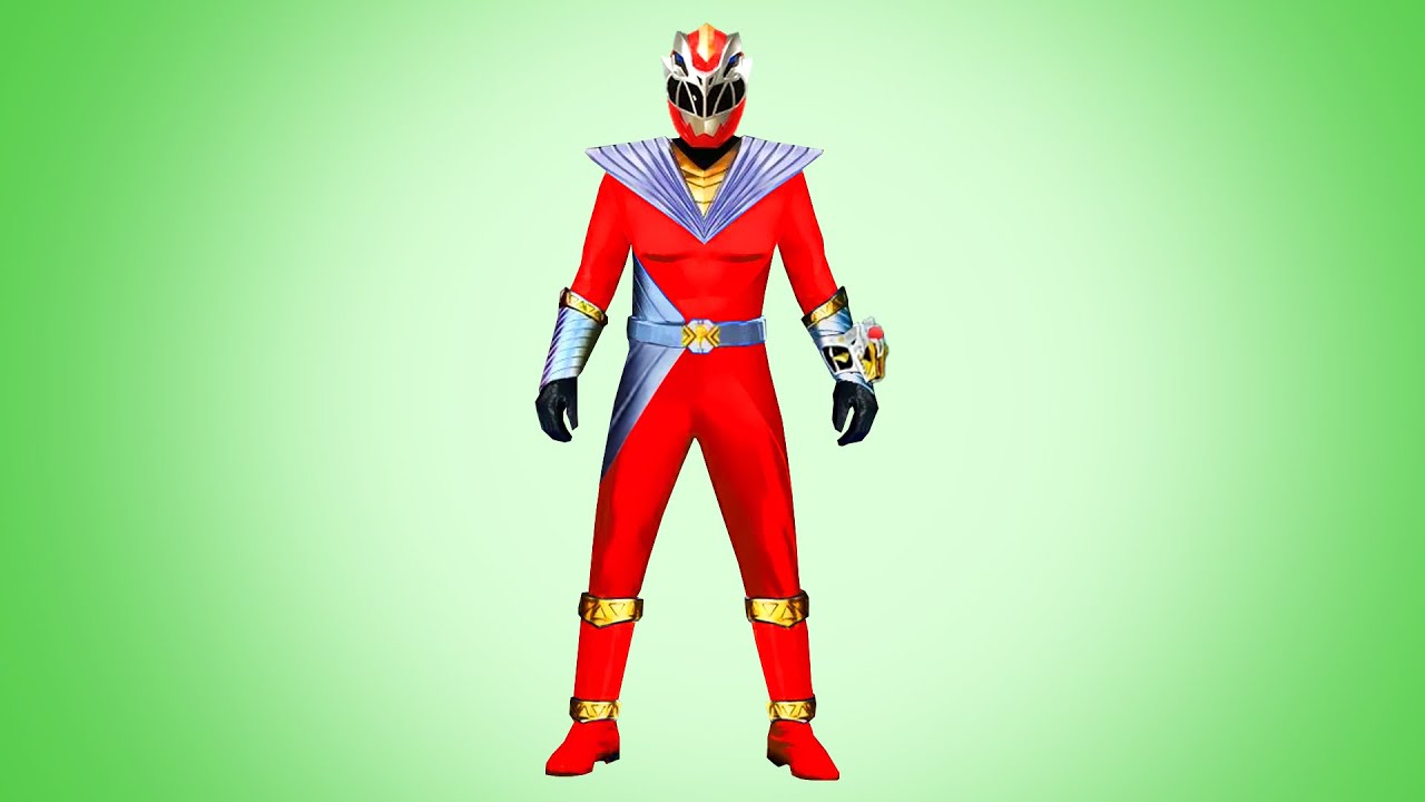 COSMIC FURY RED RANGER MALE version - YouTube