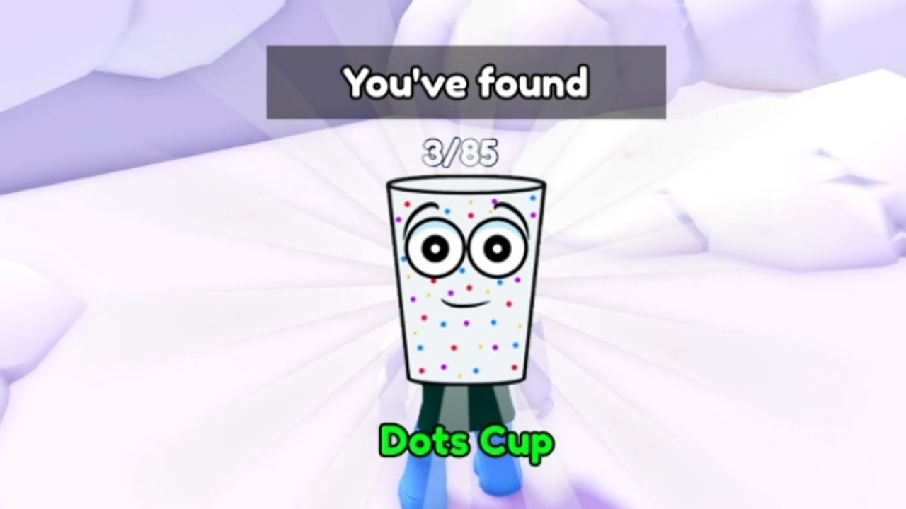 Find the Cups - Where to Find the Dots Cup (Roblox) - YouTube