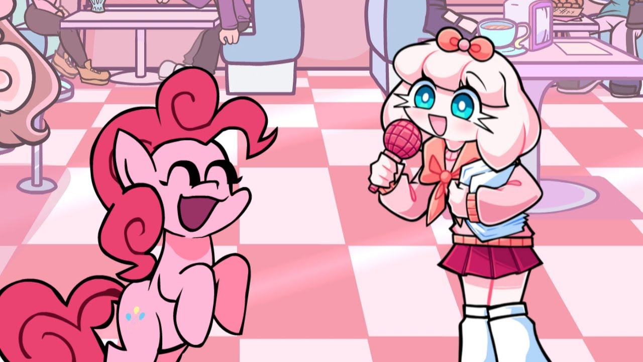 FNF - Love Shortcake, but Pinkie Pie and Lofie sing it - YouTube