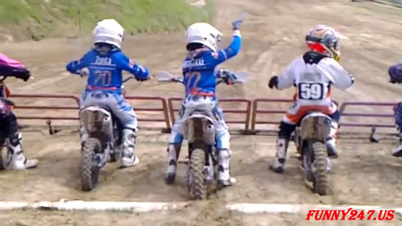 Mini motorcycle racing kids - YouTube