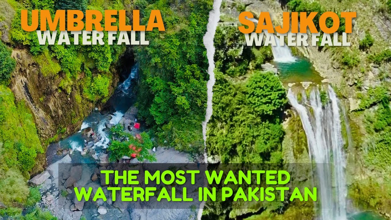 Most Beautiful Waterfall in the world | Umbrella Waterfall | Sajikot ...