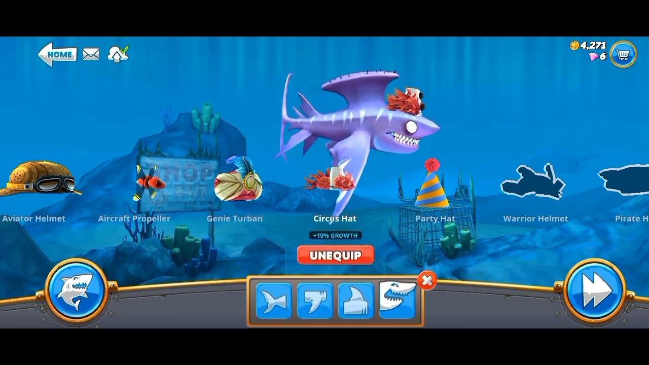 BERMAIN HUNGRY SHARK PART 5 - HUNGRY SHARK - YouTube