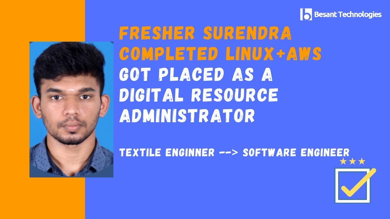 Besant Technologies Electronic City Reviews | Surendra Textile engineer to Software Engineer ...