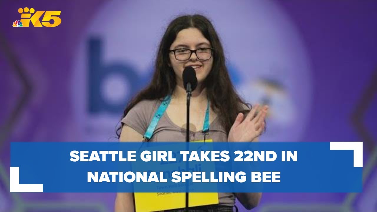 Seattle girl finishes 22nd in National Spelling Bee - YouTube