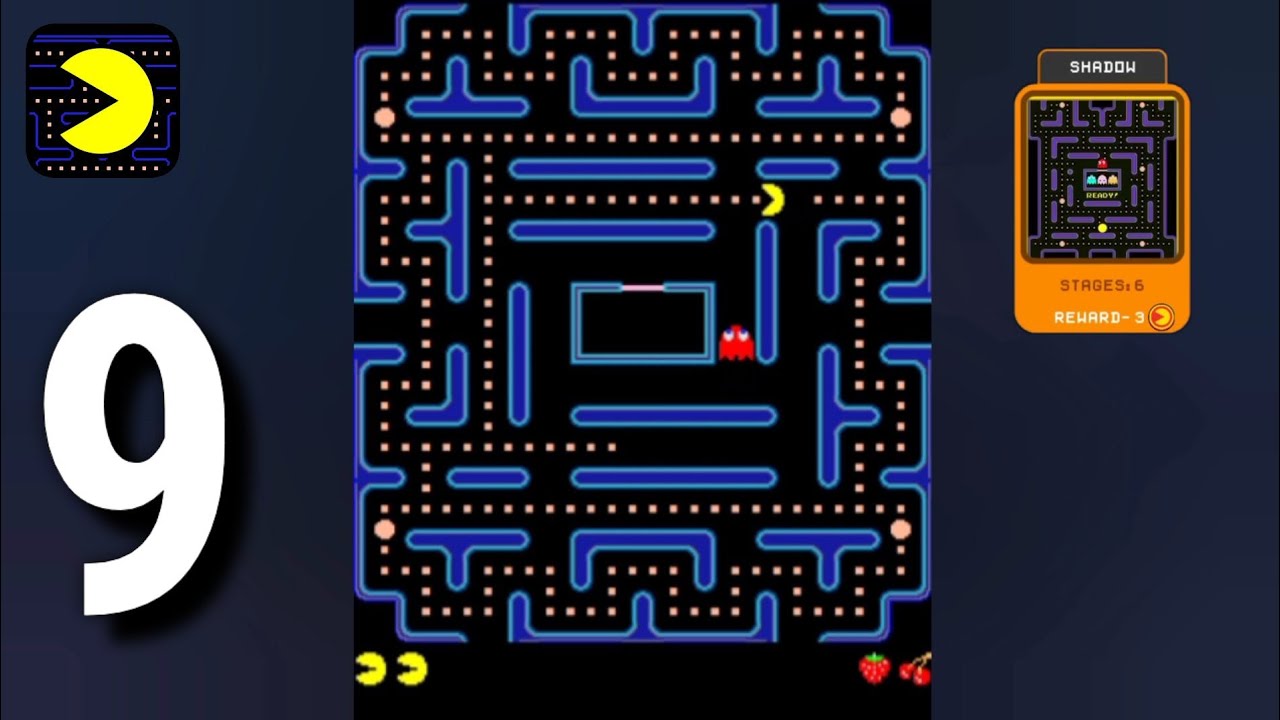 PAC MAN - Gameplay Walkthrough Part 9 | Mazes: Shadow (Android, iOS ...