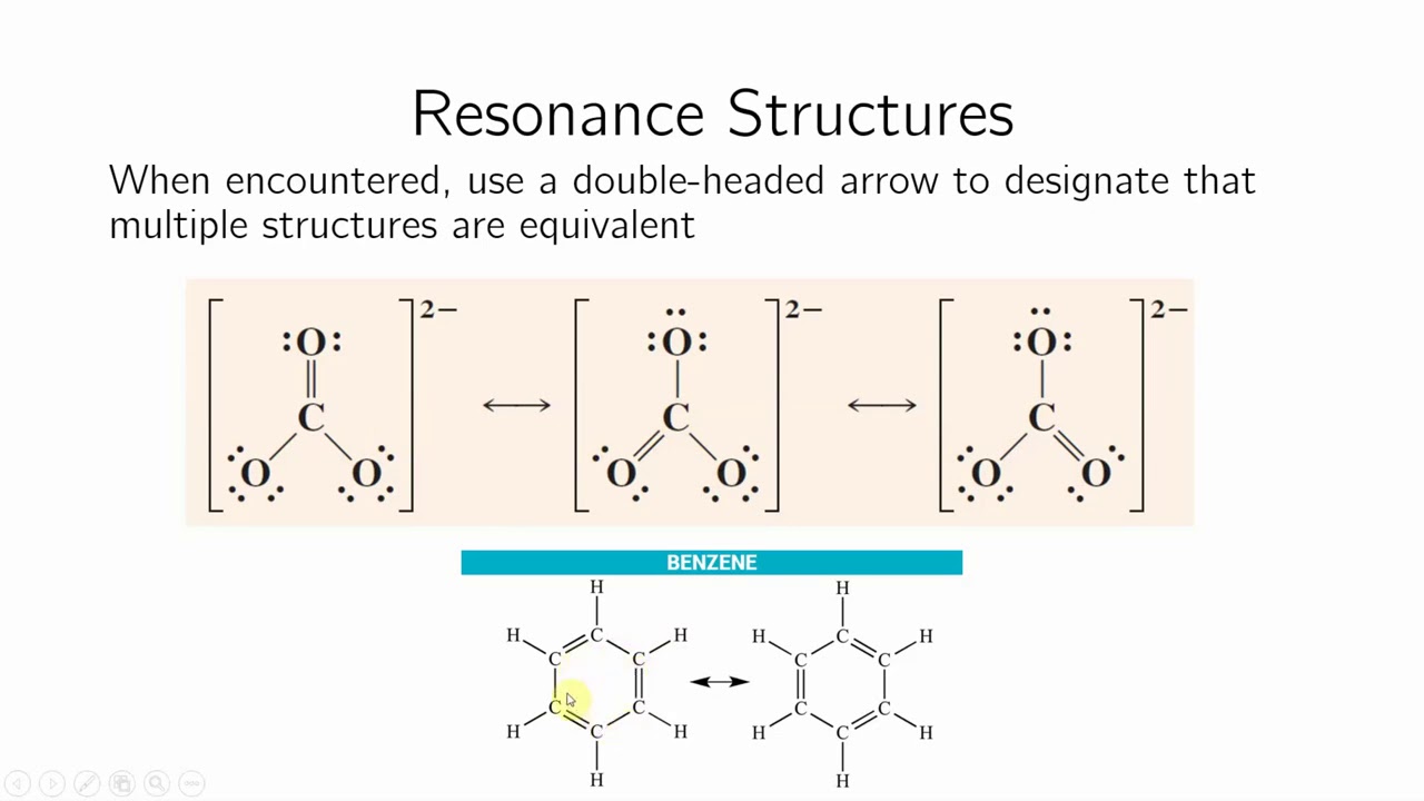 MOLECULAR STRUCTURE: Resonance Structures, Electronegativity ...