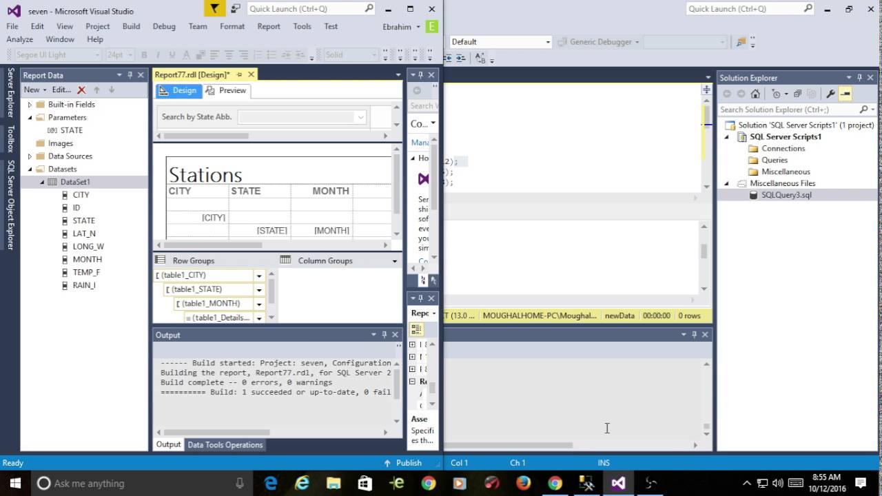 Simple SSRS Report YouTube Simple SSRS Report YouTube
