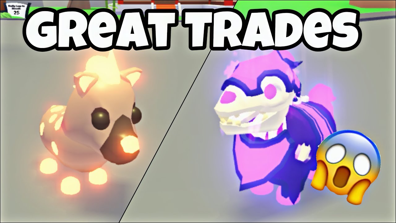 Traded away 2 Mega Pets for Two of the BEST Neon pets in Adopt me! l ...