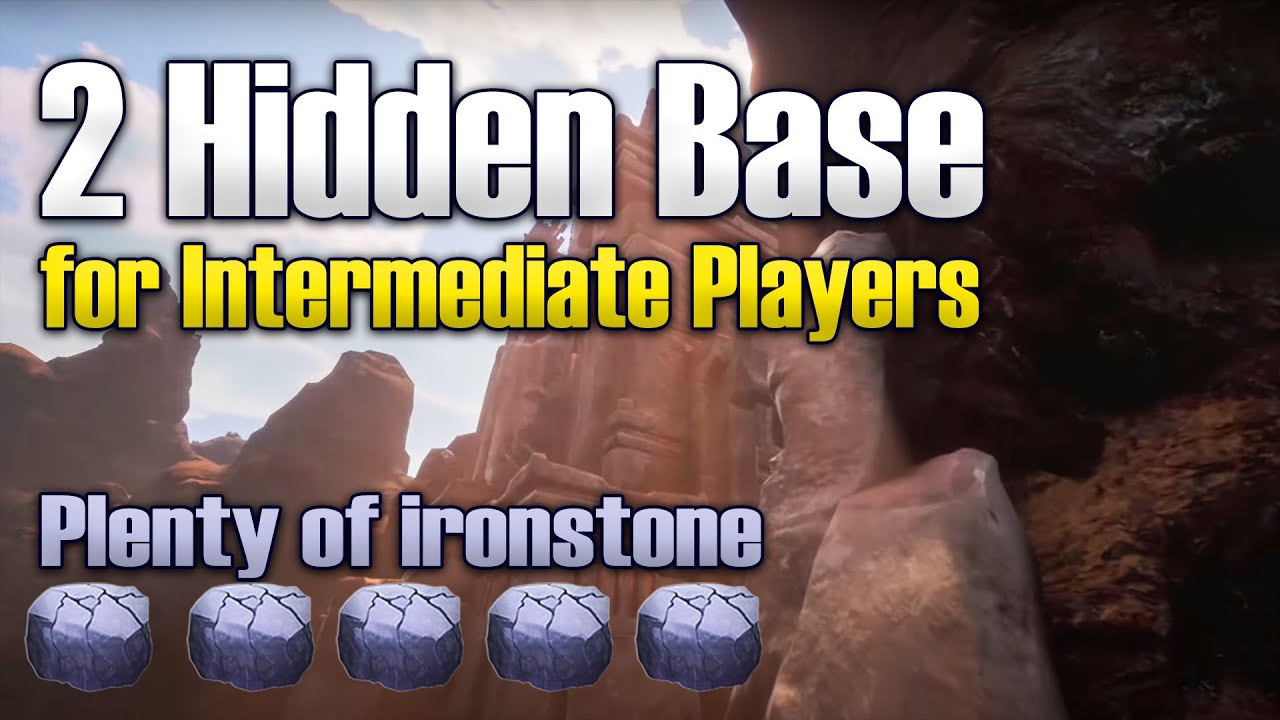 2 Hidden Base for Intermediate Players | Conan Exiles - YouTube