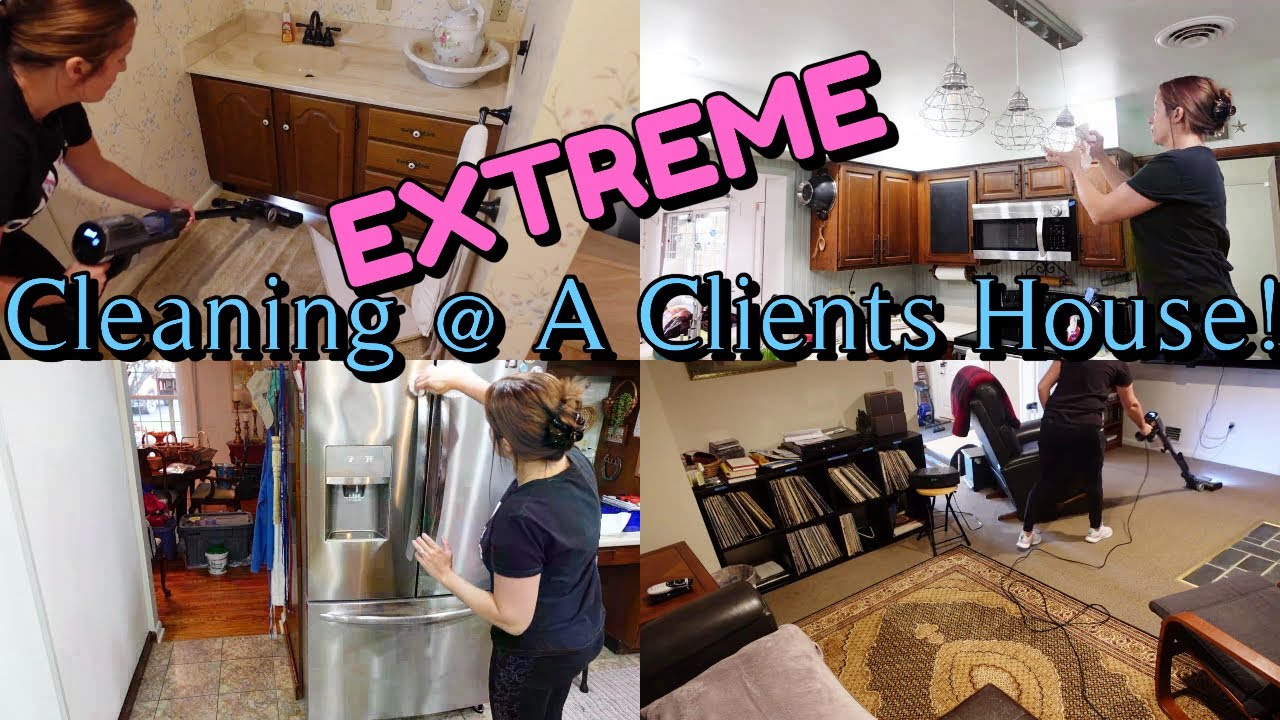 EXTREME CLEANING @ A CLIENTS HOUSE! #cleaningmotivation #cleaning # ...