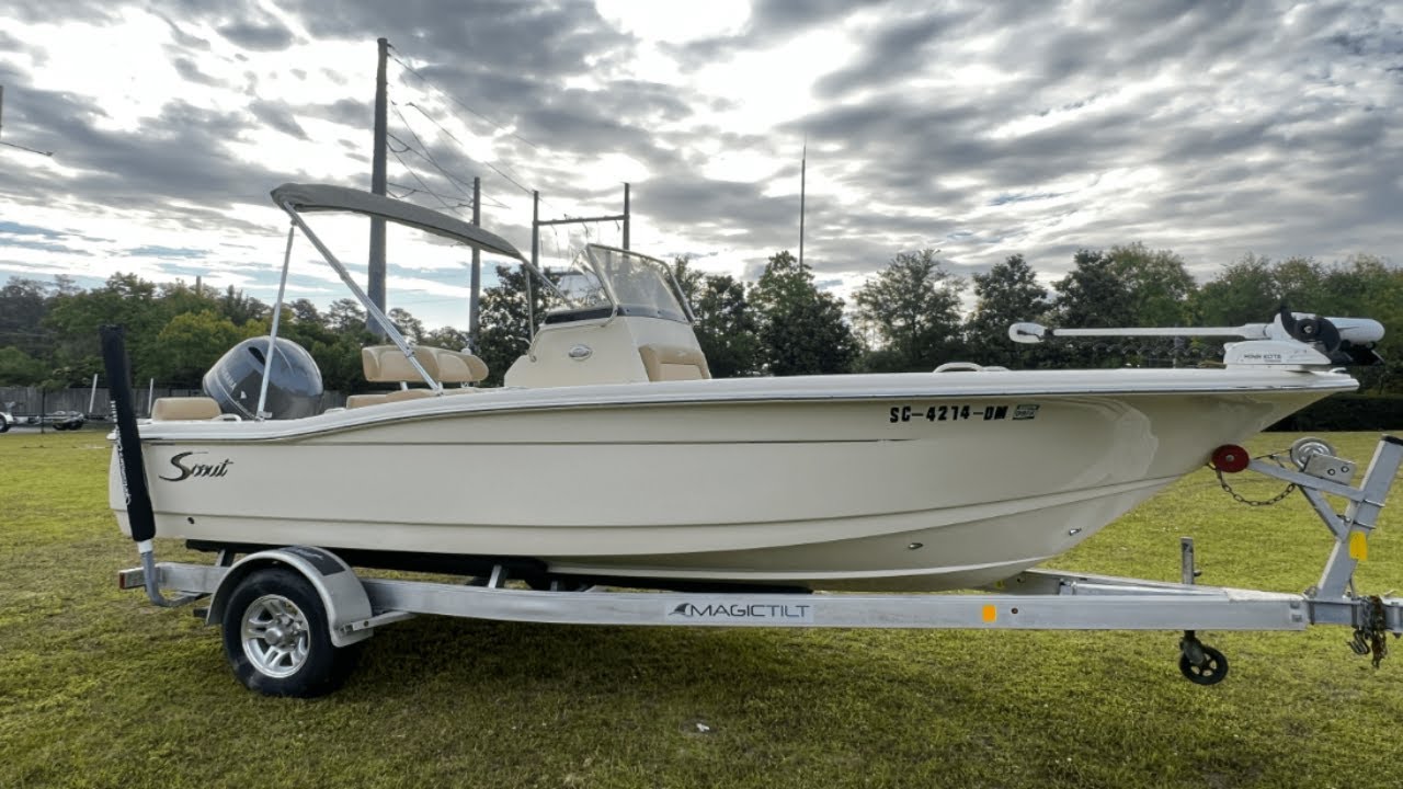 2020 Scout 195 Sportfish - MagicTilt Trailer Included in Sale ...