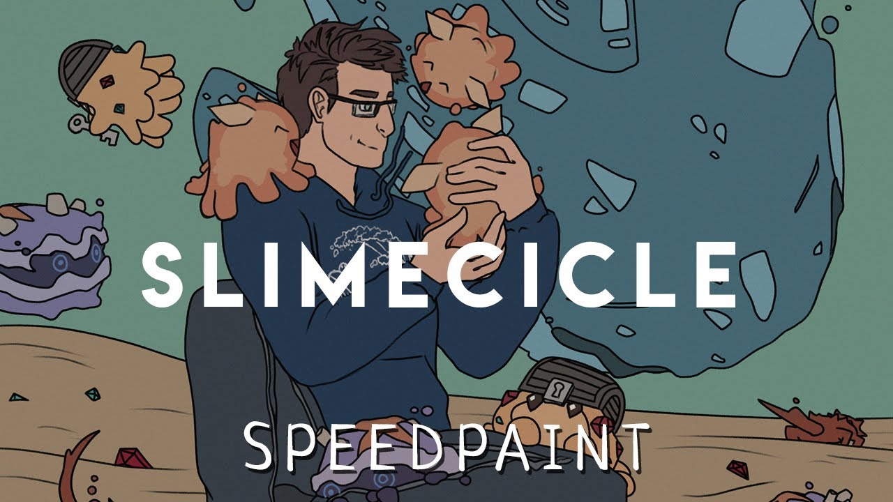 Slimecicle 🌊 Slime Story | SPEEDPAINT ' - - YouTube