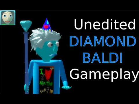 Unedited Diamond Baldi Gameplay | Pillar Chase 2 - YouTube