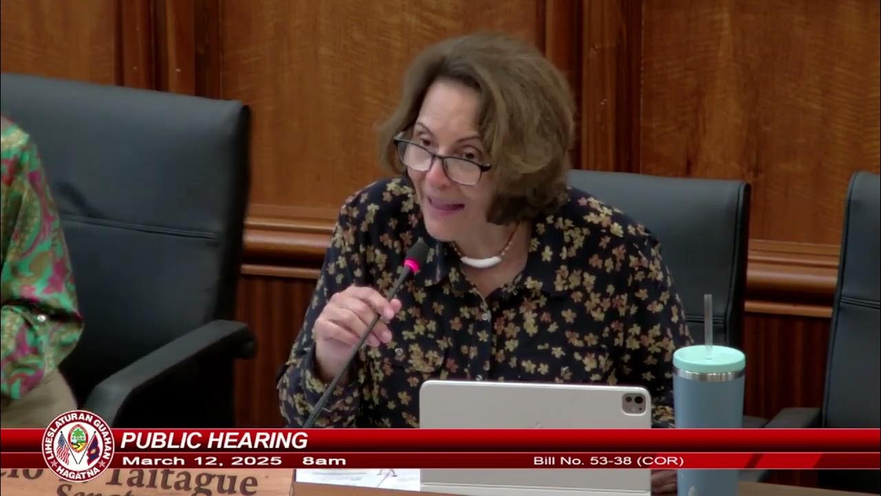 Public Hearing - Senator Telo T. Taitague - March 12, 2025 8AM - YouTube